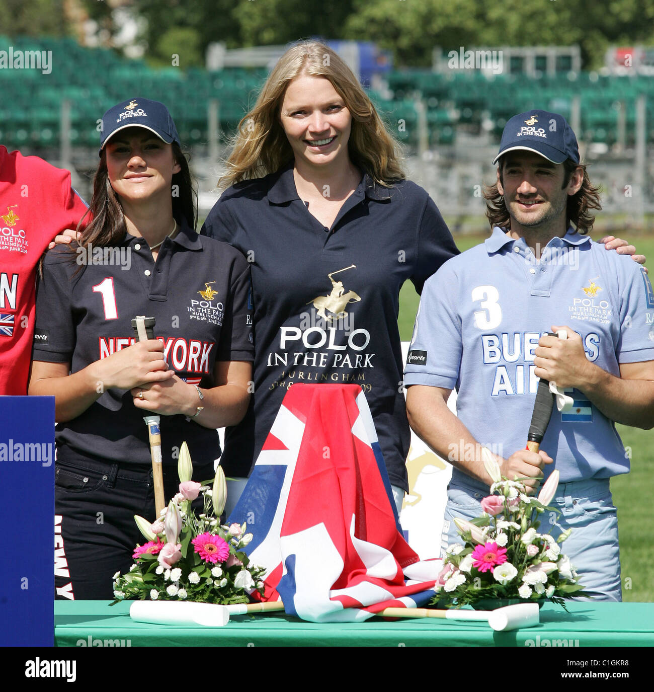 Kirsty Craig, Jodie Kidd and Henry Brett Launch of The World Polo ...