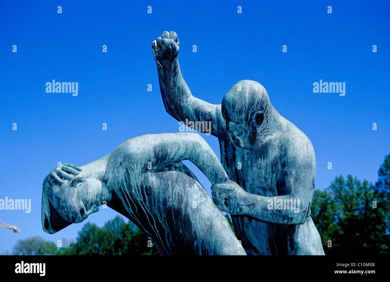 Norway, Oslo, the VIgeland park and its statues Stock Photo - Alamy