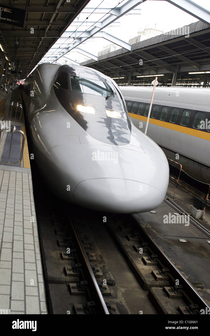Japan, Shinkansen (bullet train Stock Photo - Alamy Japan, Shinkansen (bullet train Stock Photo - Alamy