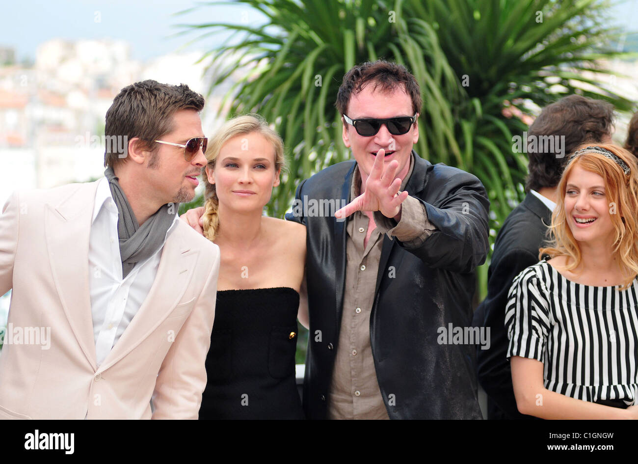 Brad Pitt, Diane Kruger, Quentin Tarantino 2009 Cannes International Film Festival - Day 8 ...