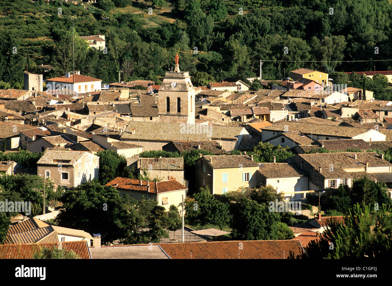 France, Drome, village of Buis les Baronnies Stock Photo - Alamy