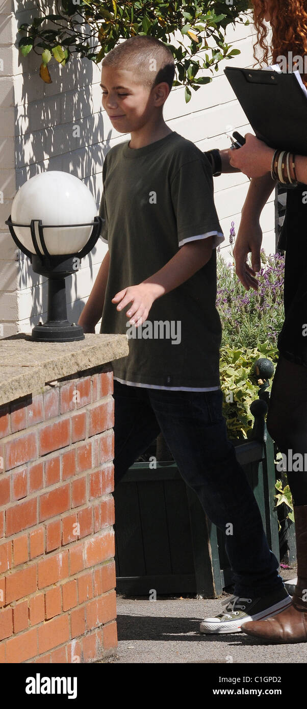 Aidan Davis arrives at the 'Britain's Got Talent' television studios ...