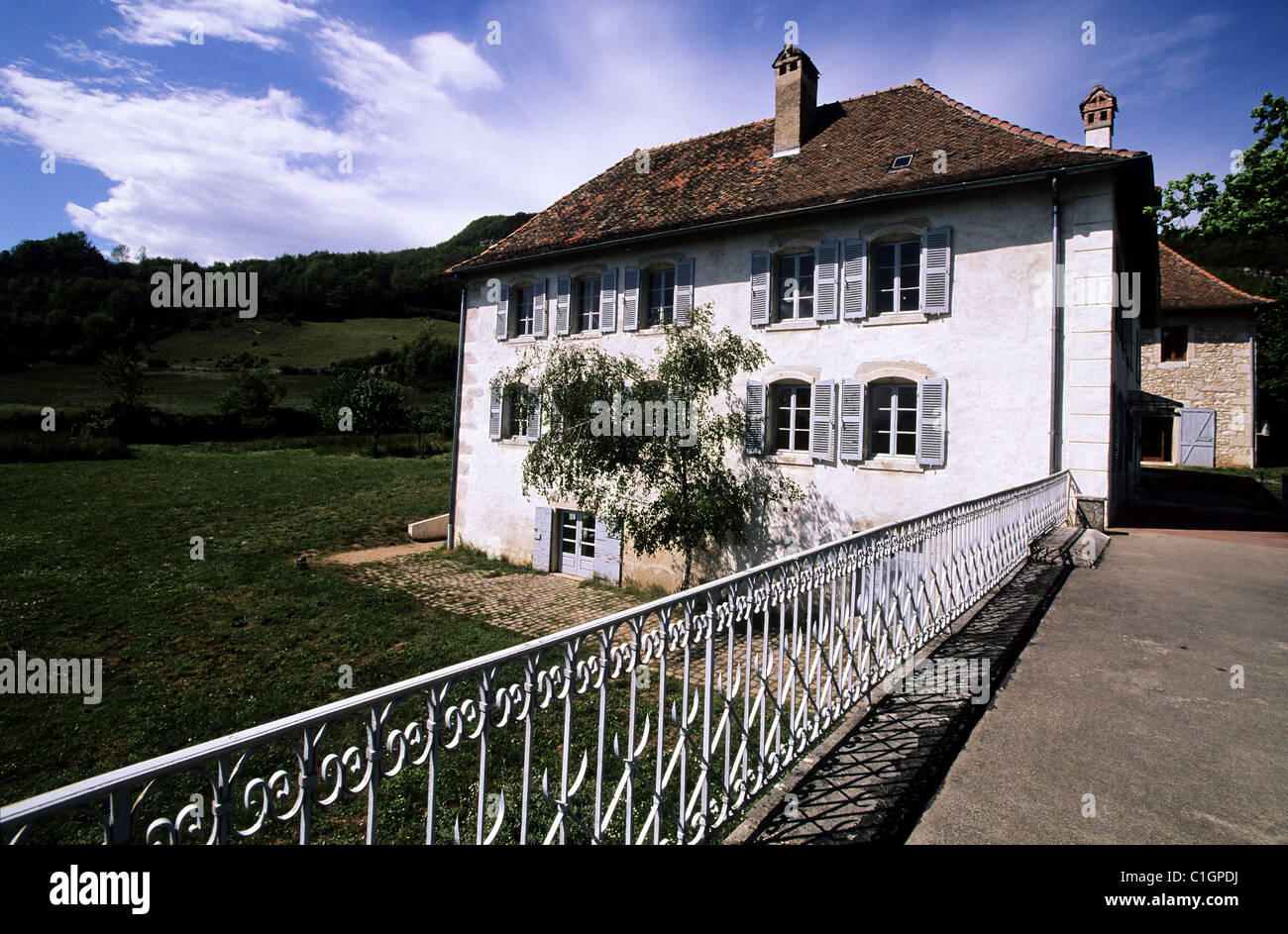 France, Ain, Izieu, memorial of Izieu's children Stock Photo - Alamy