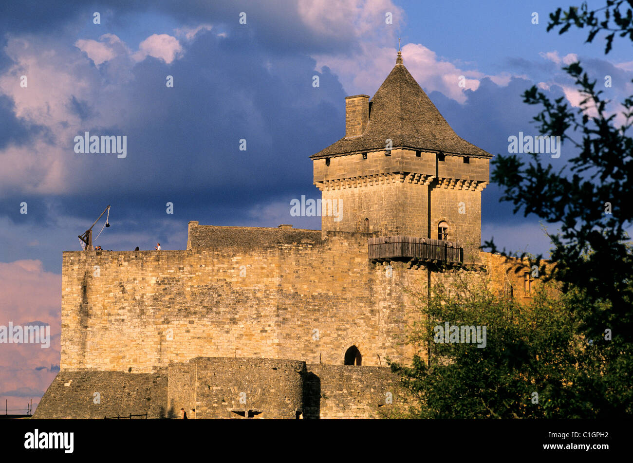 France, Dordogne, castle of Castelnaud Stock Photo - Alamy