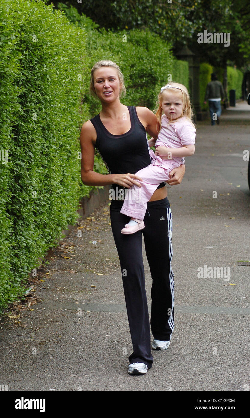 Alex curran and daughter hi-res stock photography and images - Alamy