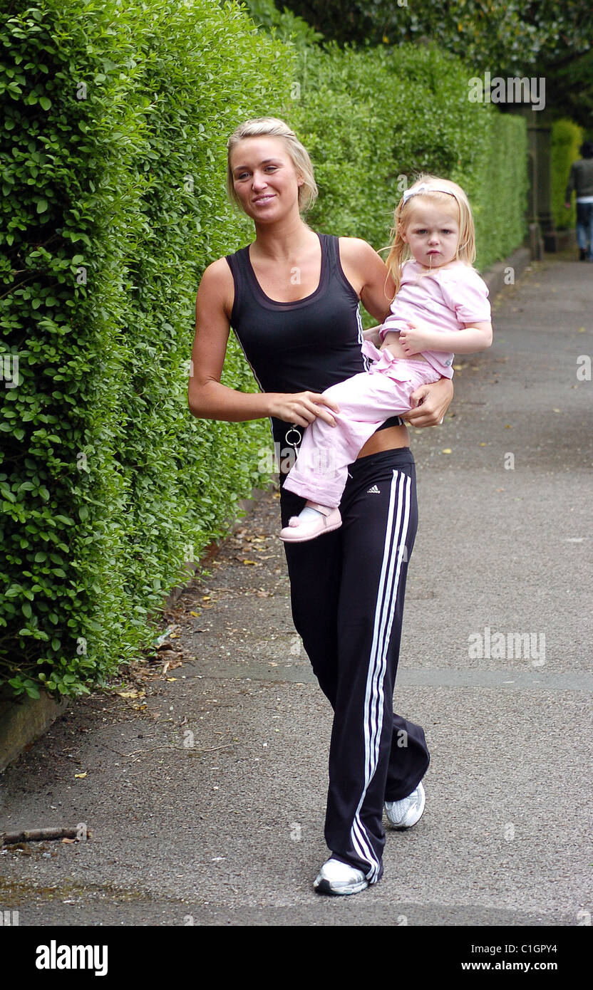 Alex curran and daughter hi-res stock photography and images - Alamy