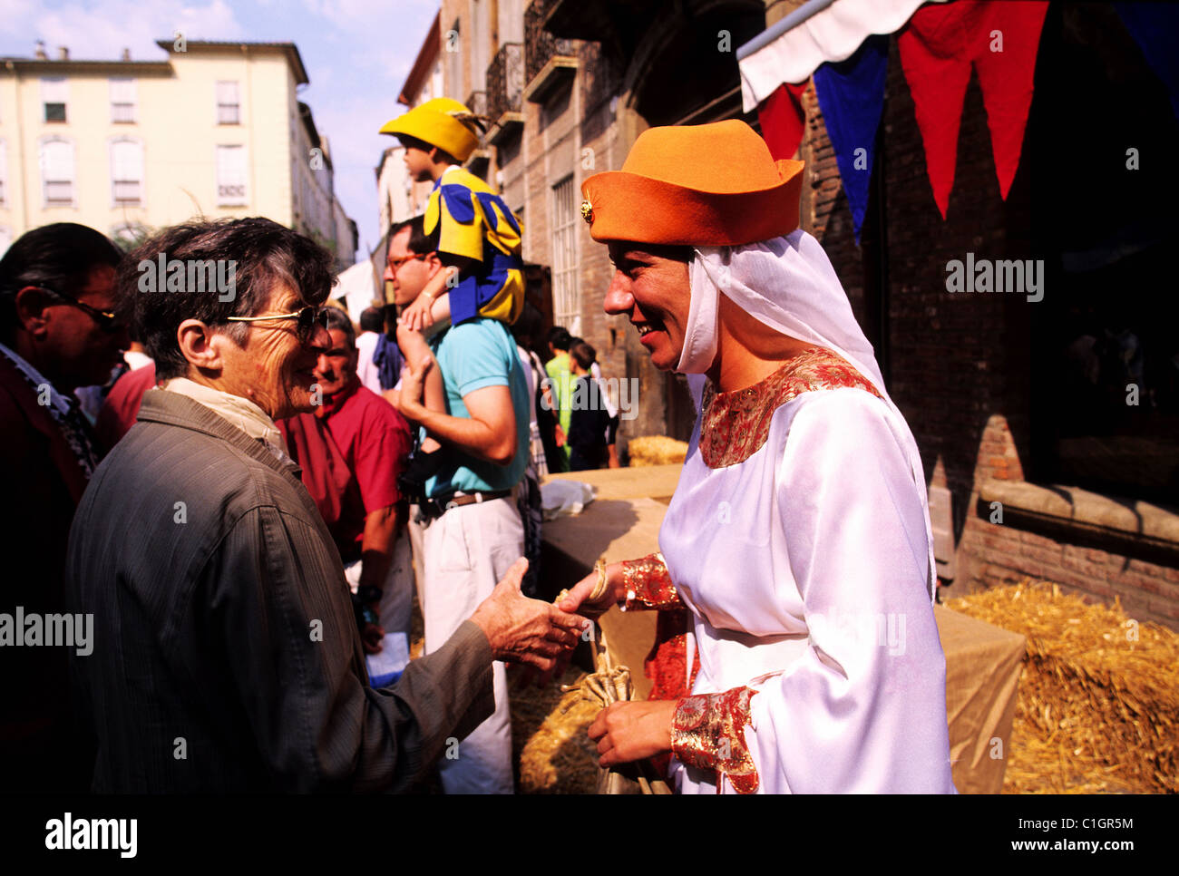France, Pyrenees Orientales, Perpignan, medieval market Stock Photo - Alamy