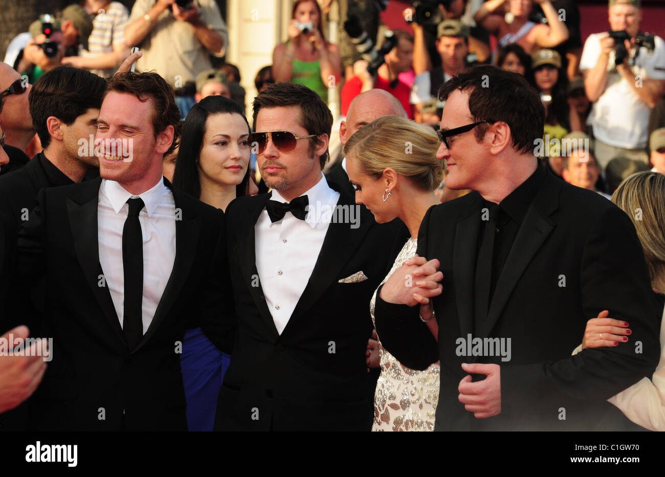 Brad Pitt, Diane Kruger, Quentin Tarantino 2009 Cannes International Film Festival - Day 8 ...