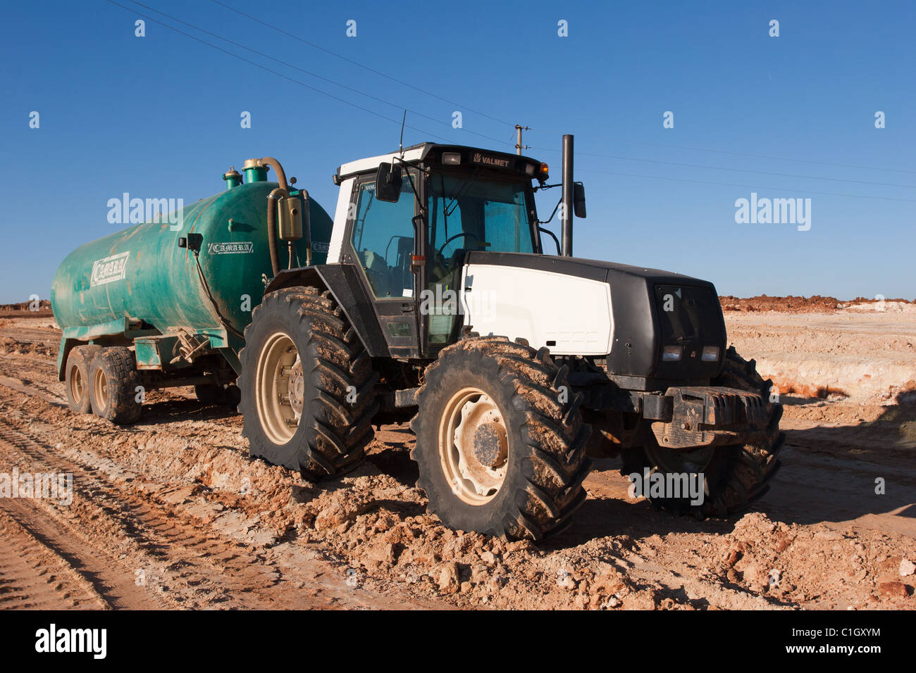 Tractor and water tank hi-res stock photography and images - Alamy