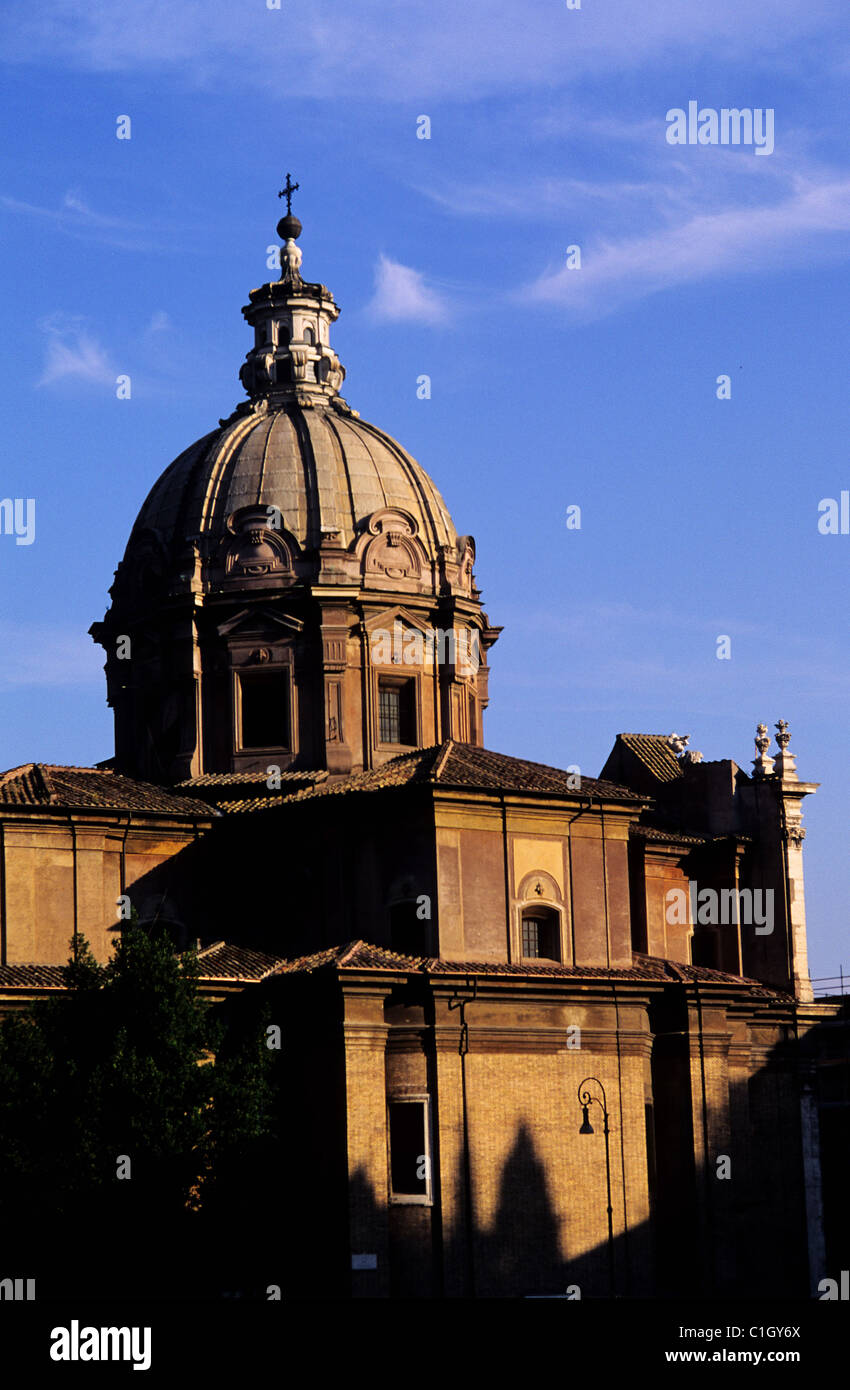 Italy, Lazio, Rome, Santi Luca e Martina church in the roman forum ...