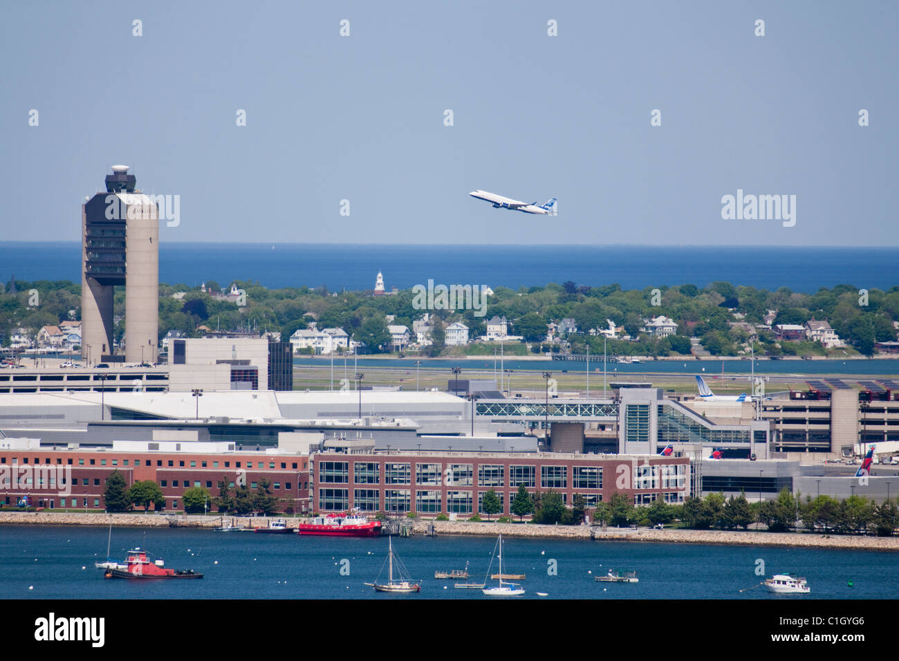 Airport logan international airport boston hi-res stock photography and ...