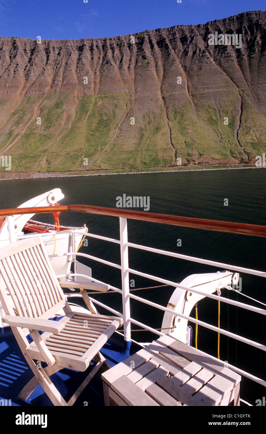 Island, Wesfjords, Vesfirdir Region, Isafjord, cruise on the Princess ...