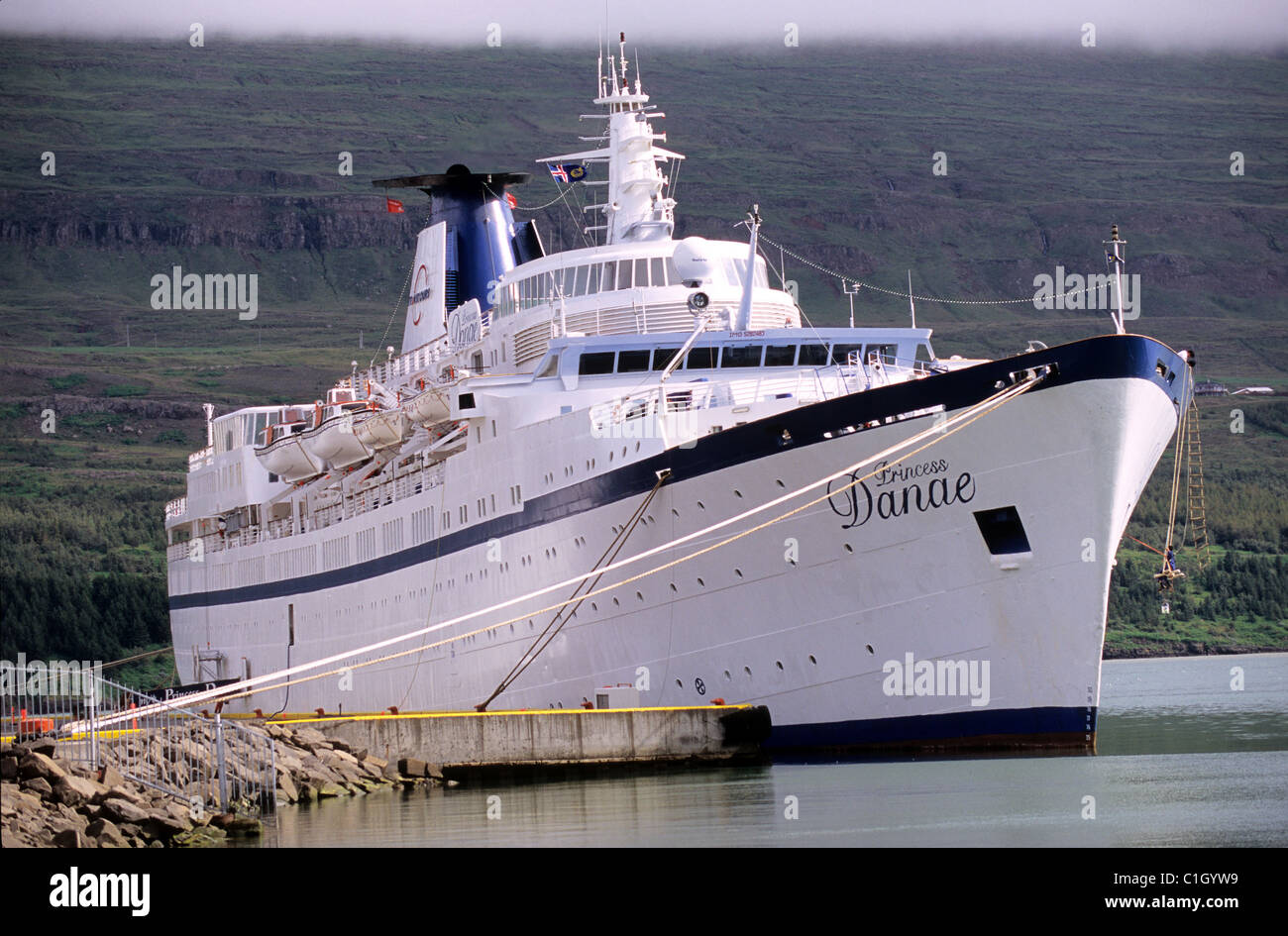 Island, Nordurland Eystra Region, Akureyri, cruise on Princess Danae ...
