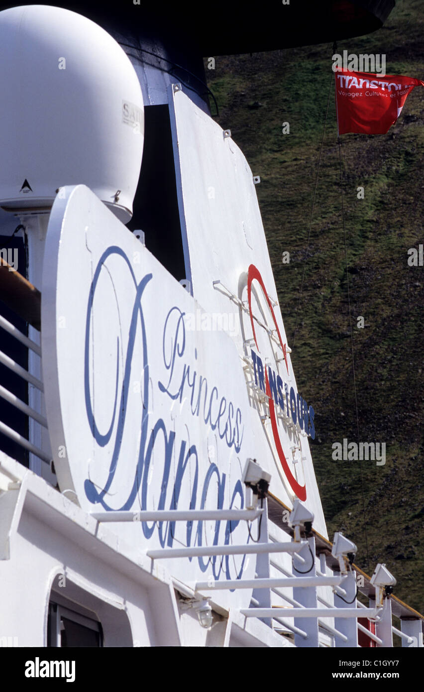 Cruise on the Princess Danae ship from Island to Norway Stock Photo - Alamy
