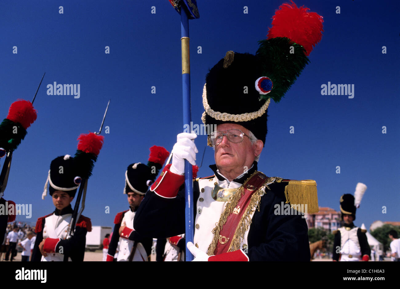 France, Corse du Sud, Ajaccio, Napoleon's Days Festival, grognards ...