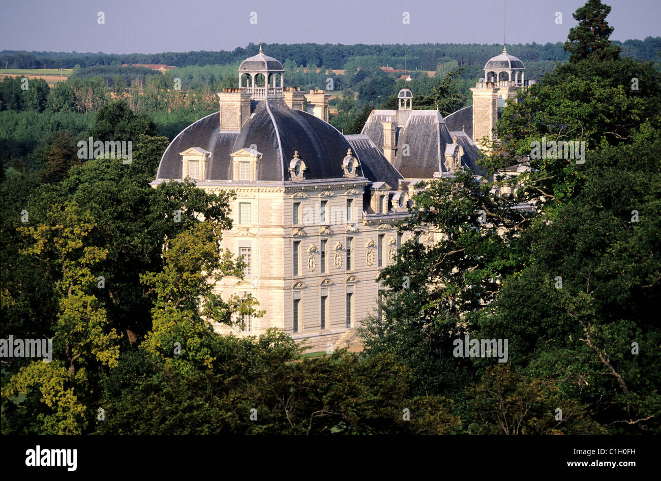 France, Loir et Cher, Loire Valley castles, Cheverny castle Stock Photo ...
