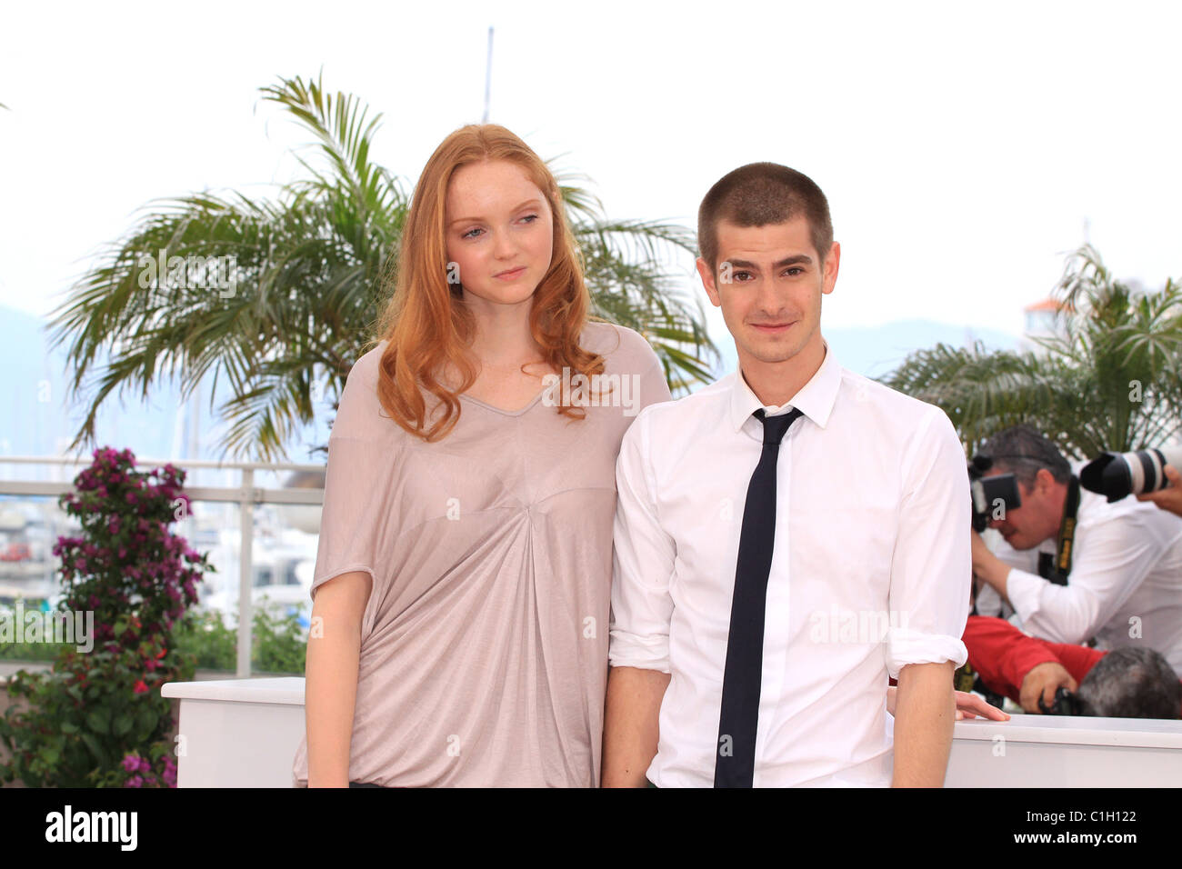 Lily Cole and Andrew Garfield 2009 Cannes International Film Festival ...