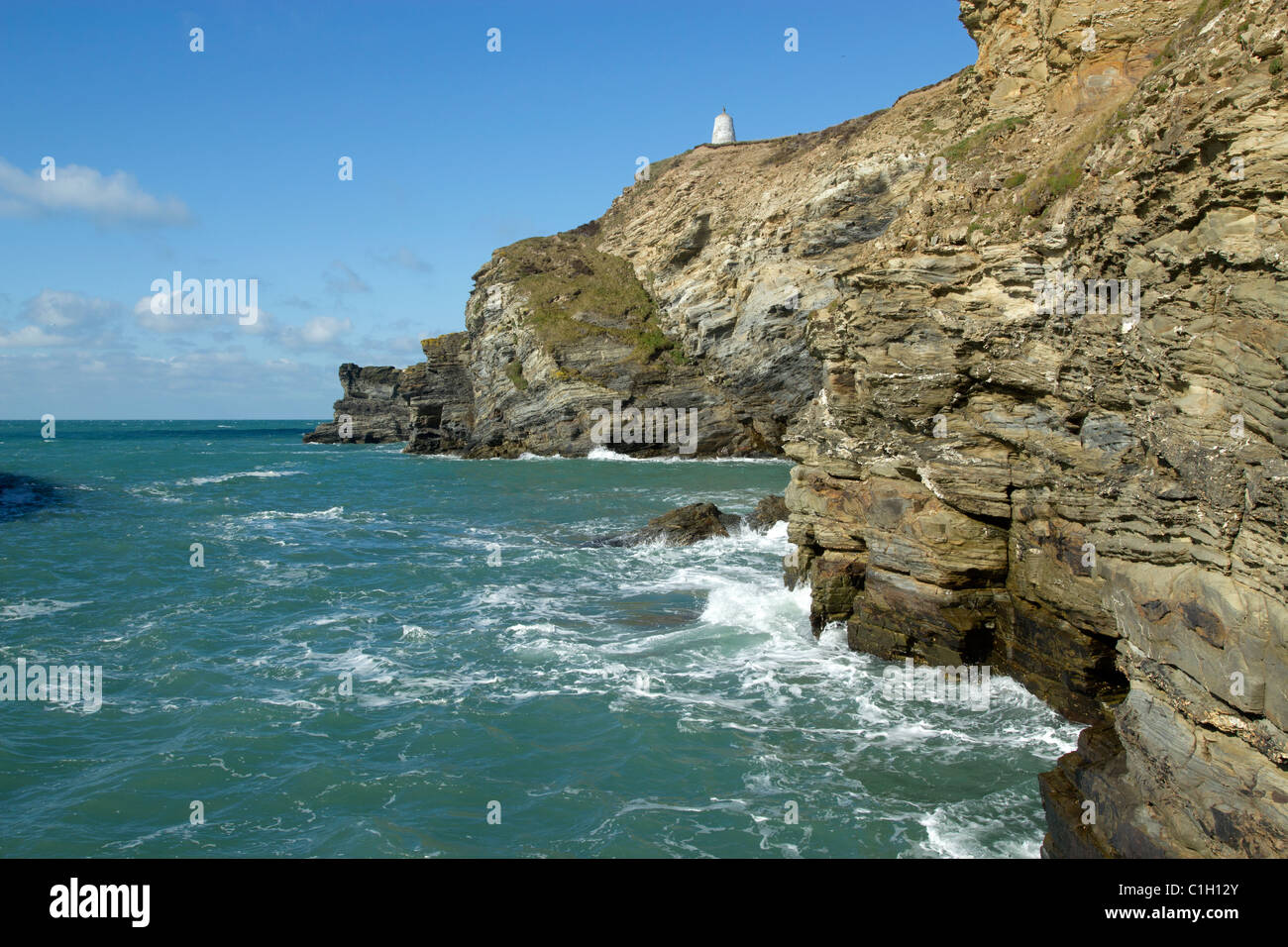Rugged granite cliffs along hi-res stock photography and images - Alamy