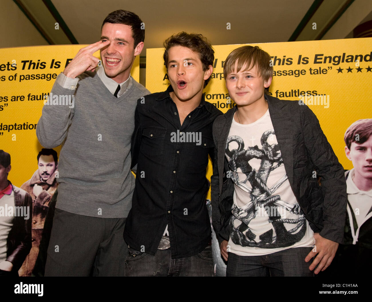 Lee Battie and Oliver Lee with guest attend the world premiere of Kevin ...