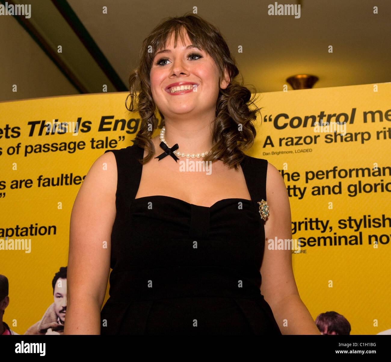 Samantha McCarthy attends the world premiere of Kevin Sampson's film ...