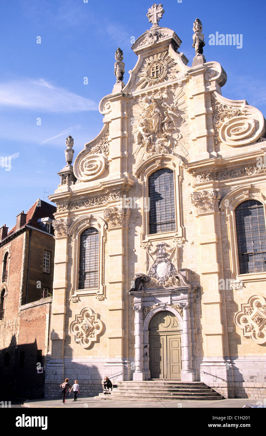 France, Nord, Cambrai city, Jesuits chapel Stock Photo - Alamy