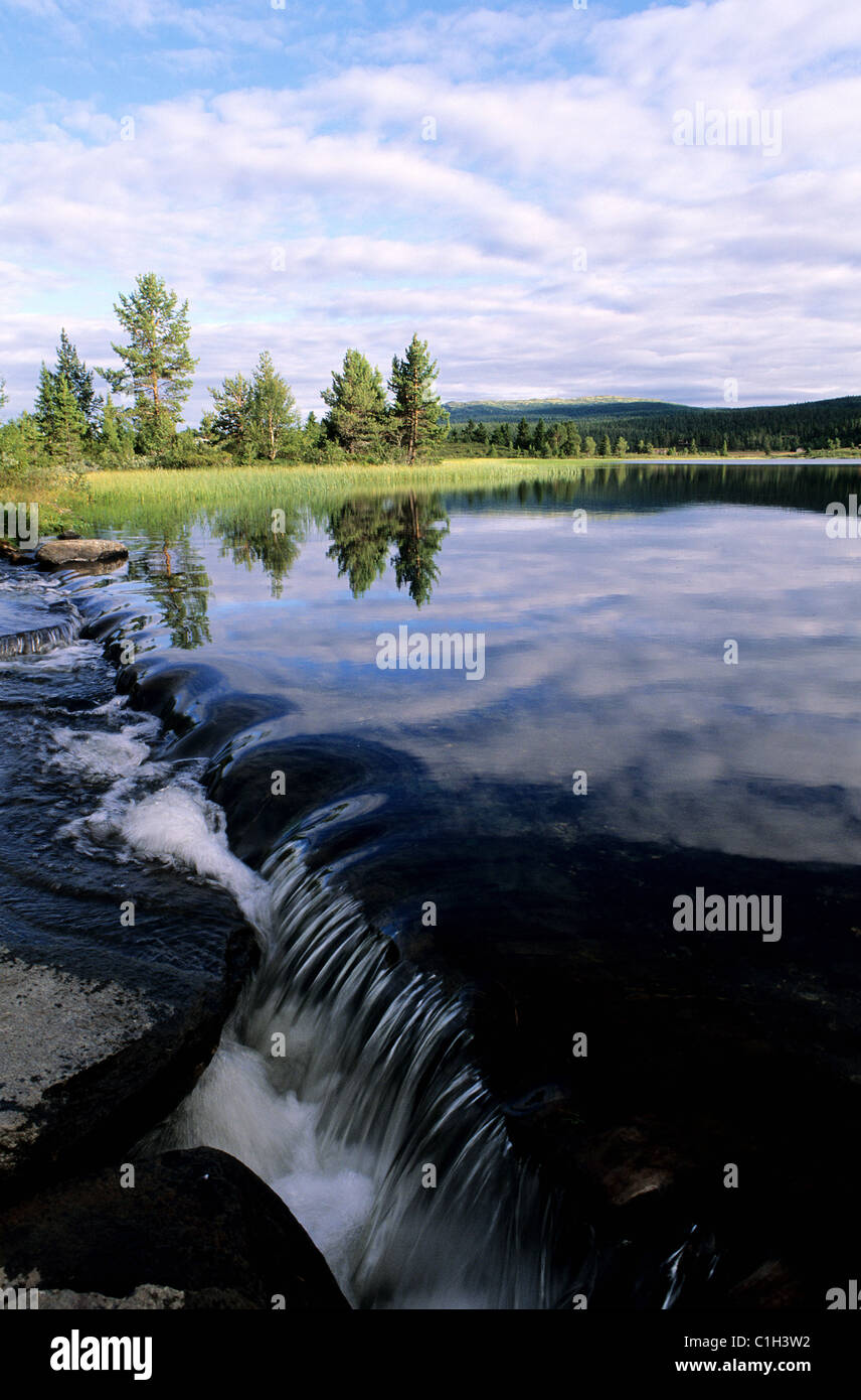 Norway, Vinstra, a lake Stock Photo - Alamy