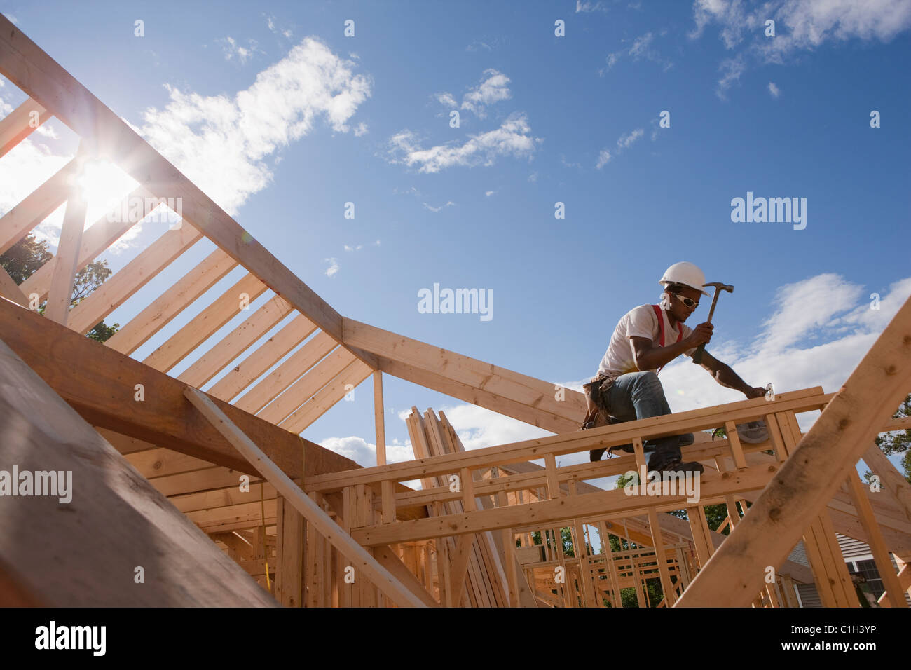 Construction hammering framework hi-res stock photography and images ...