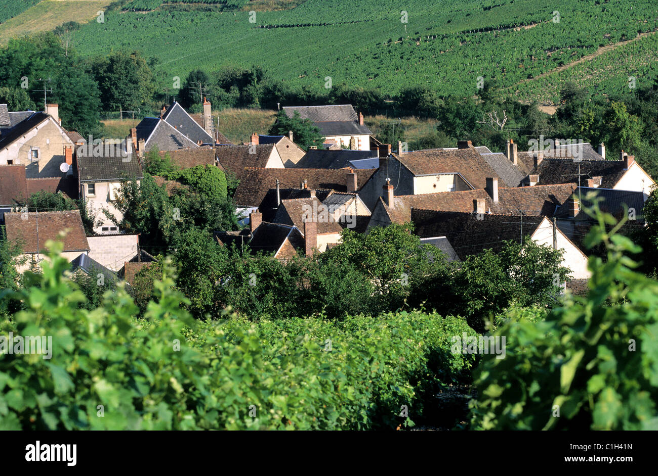 France, Cher, Chavignol village Stock Photo - Alamy