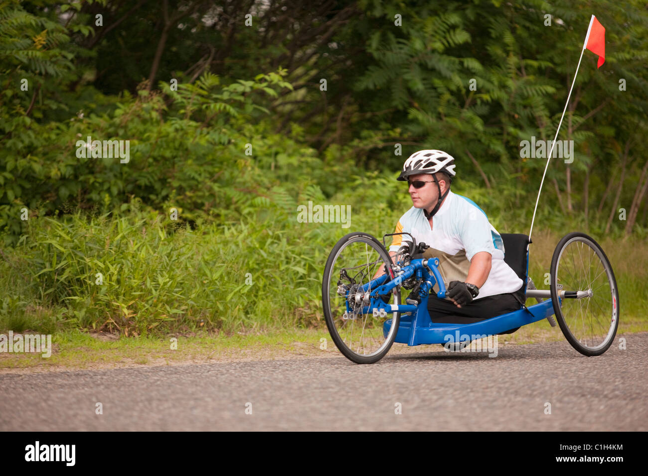 Recumbent and bike and horizontal hi-res stock photography and images ...