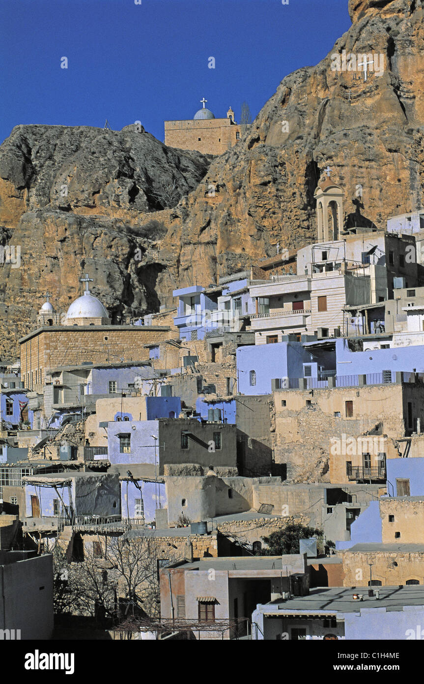 Syria, Maaloula christian village Stock Photo - Alamy