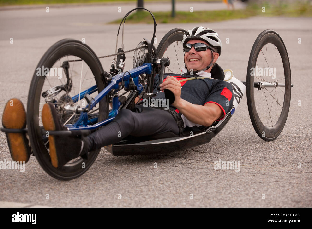 Recumbent and bike and horizontal hi-res stock photography and images ...