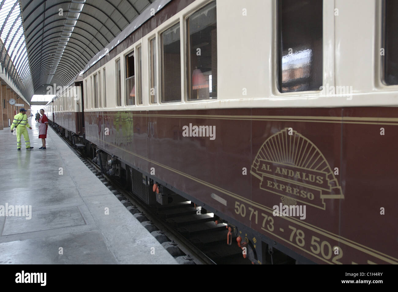 Spain, Andalusia, Al Andalus expreso luxury train leaving each week ...