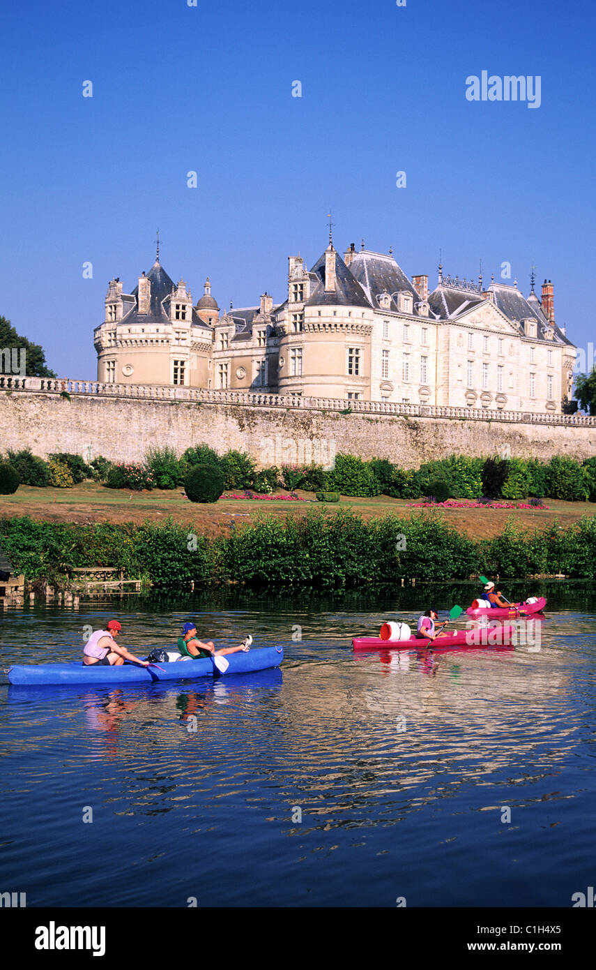 France, Sarthe, Lude castle Stock Photo - Alamy