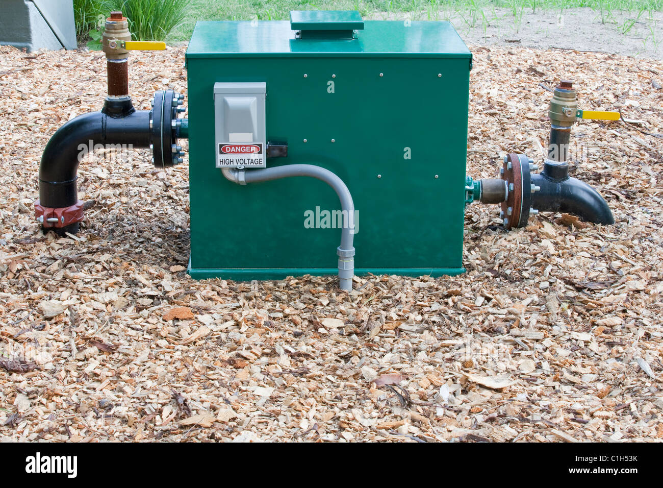 Water powered irrigation pump hi-res stock photography and images - Alamy