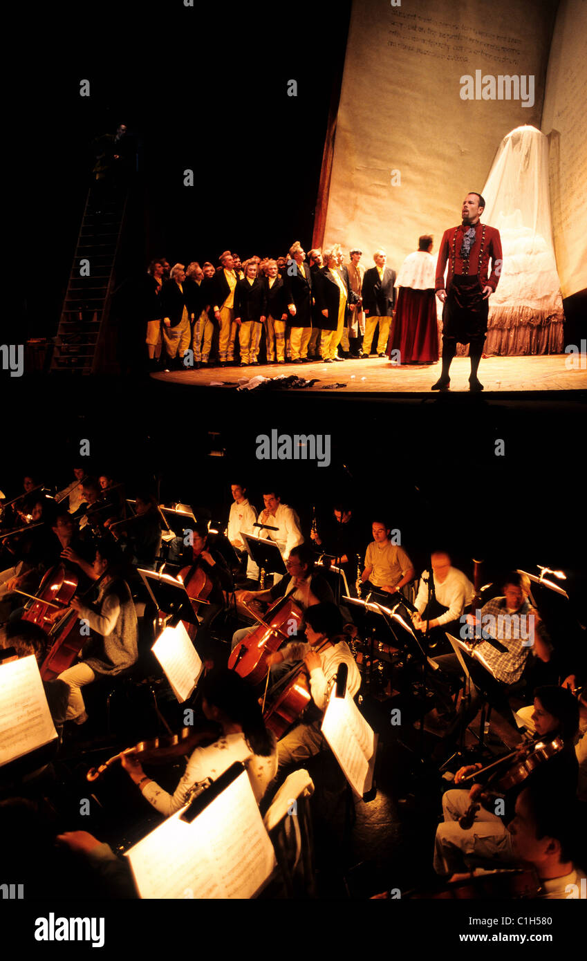 France, Rhone, a representation in opera house of Lyon Stock Photo - Alamy