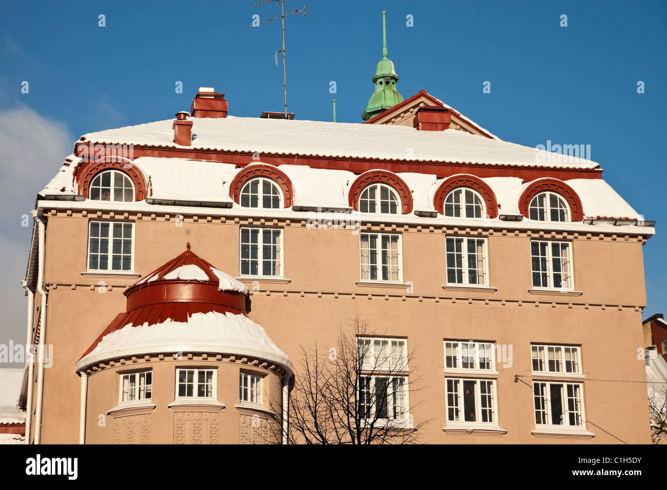 Architecture of Helsinki - colorful building Stock Photo - Alamy