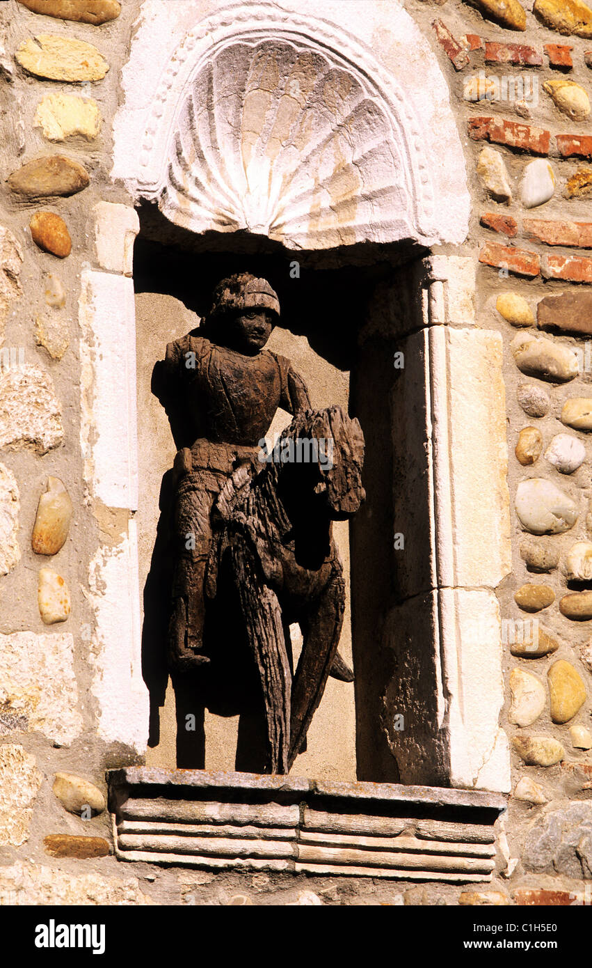 France, Ain, Perouges medieval village, labelled Les Plus Beaux ...