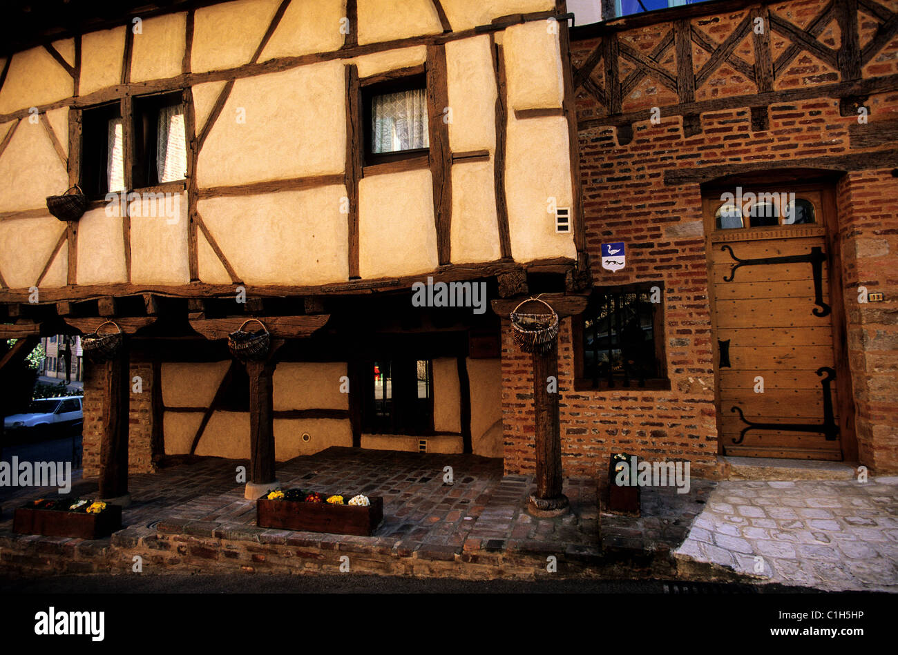 Traditional housing of dombes region hi-res stock photography and ...