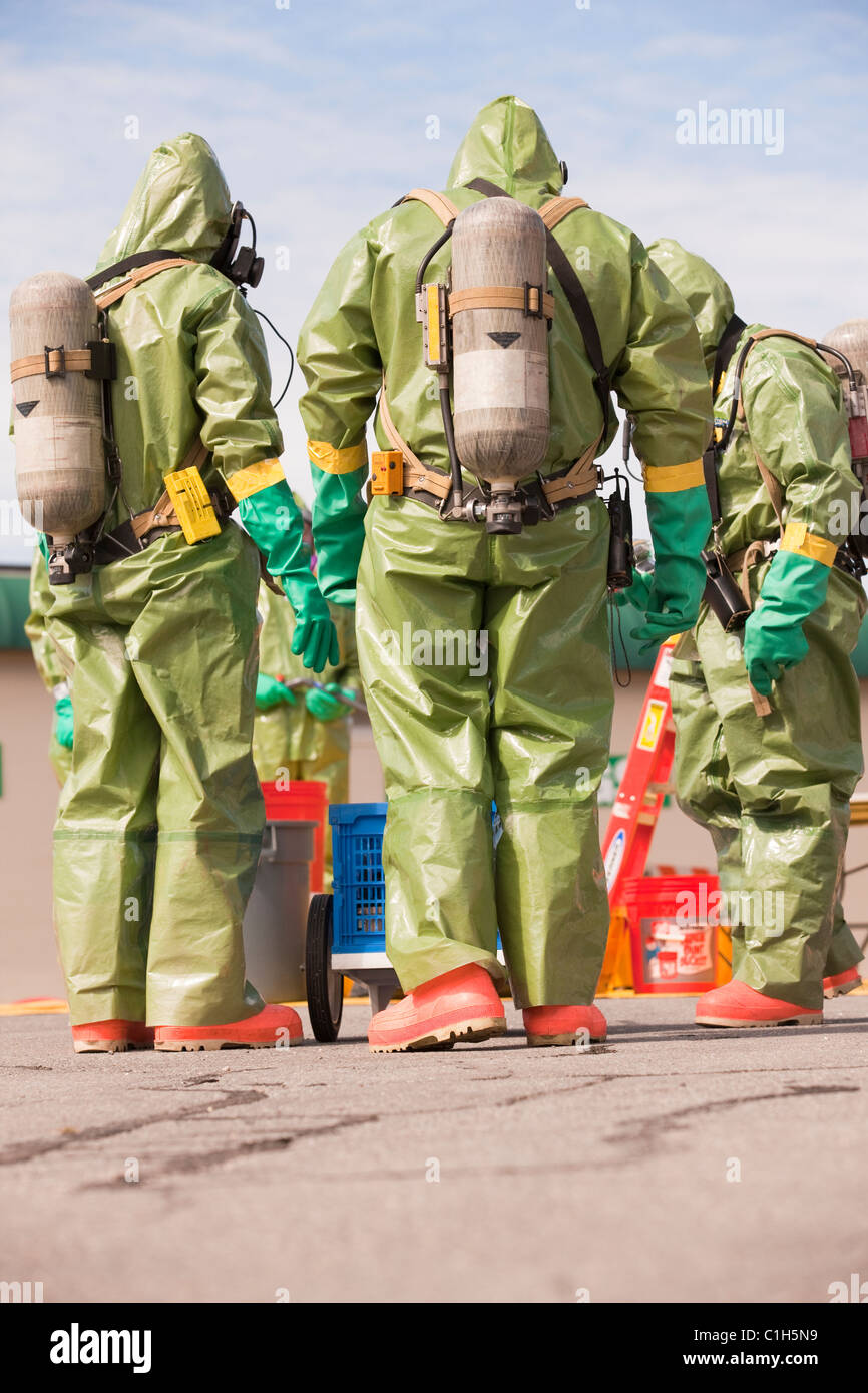Firefighters hazmat usa hi-res stock photography and images - Alamy