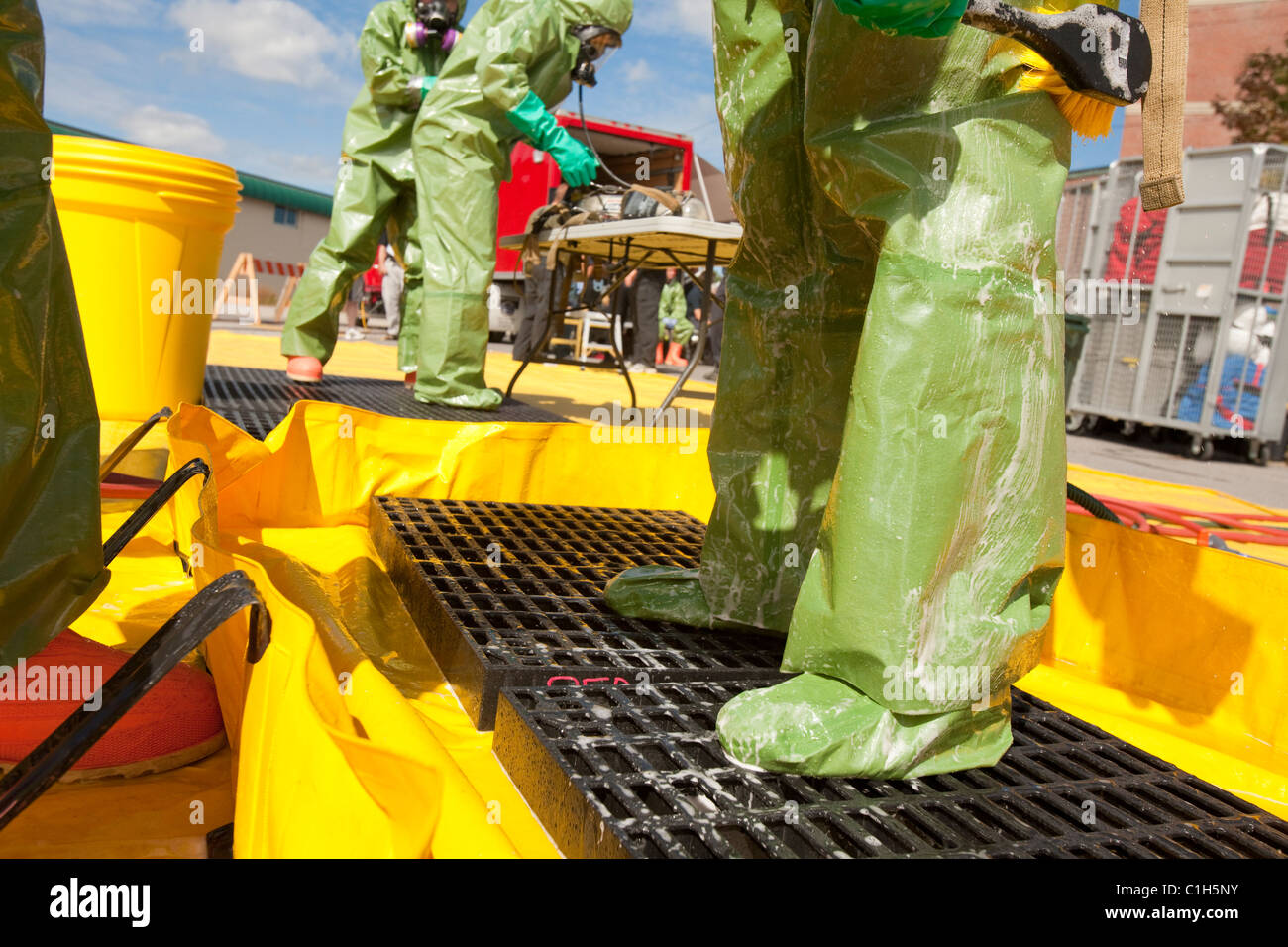 Firefighter Washing High Resolution Stock Photography and Images - Alamy