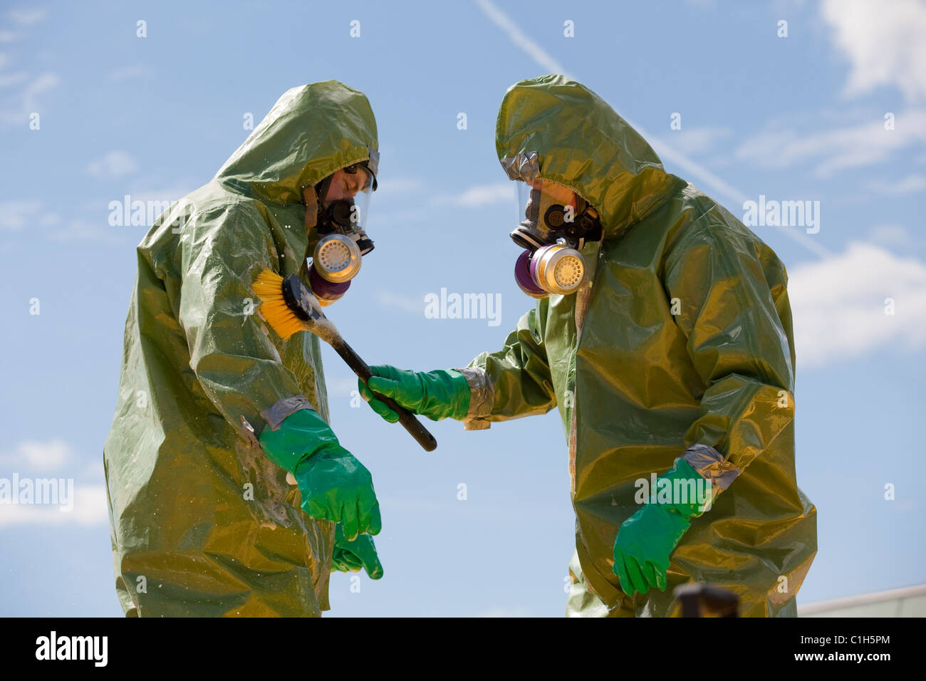 Firefighter washing hi-res stock photography and images - Alamy