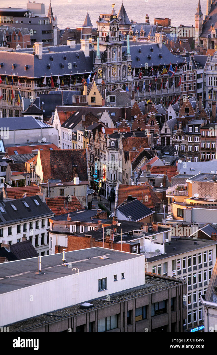 Belgium, Flanders, Antwerp (Antwerpen), the old town centre Stock Photo ...