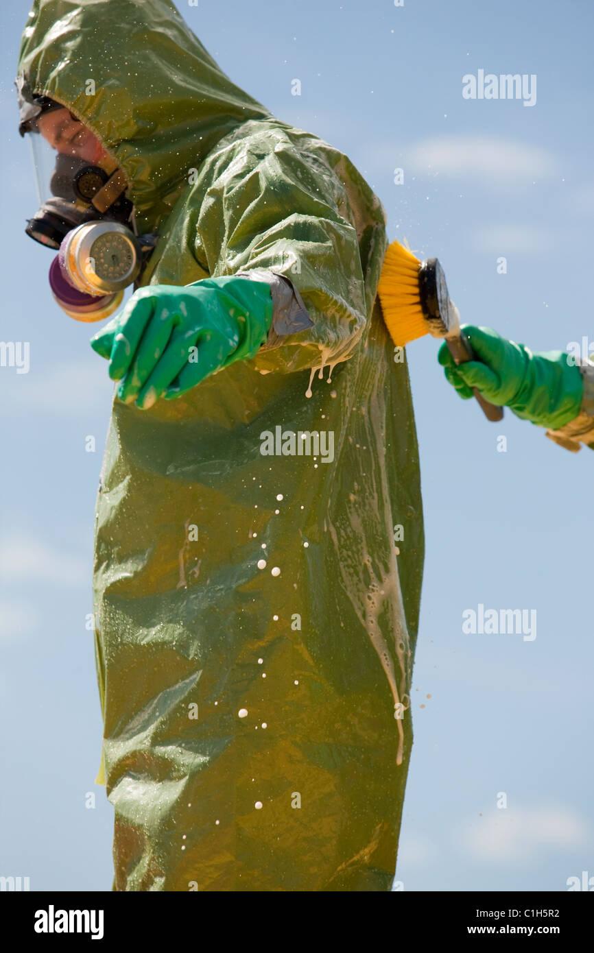 Firefighter washing hi-res stock photography and images - Alamy