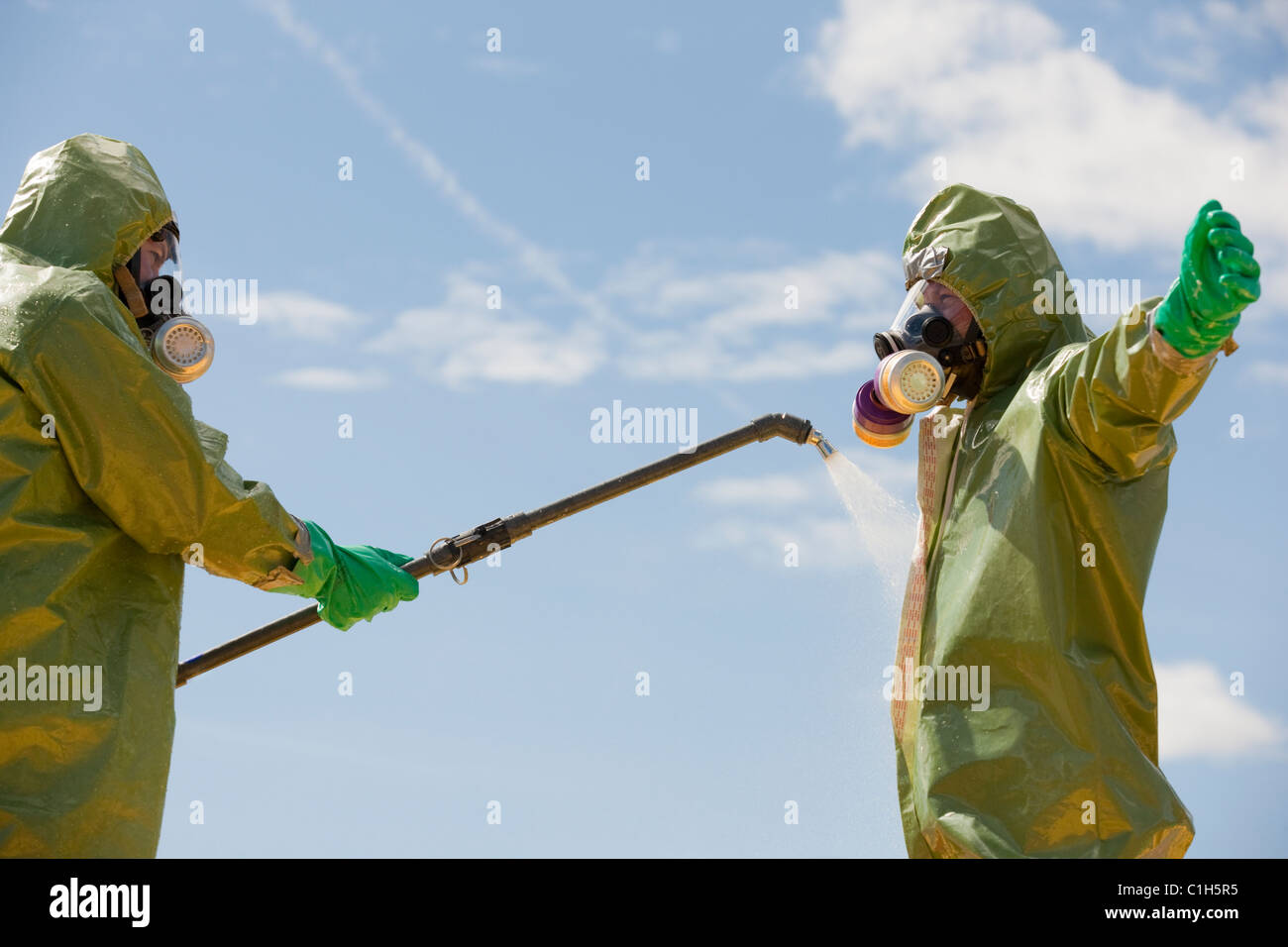 Firefighter washing hi-res stock photography and images - Alamy