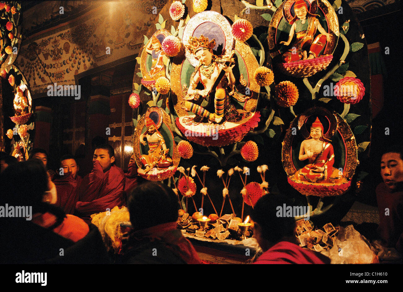 China, Tibet, Amdo, Labrang Tashikyil great monastery Stock Photo - Alamy