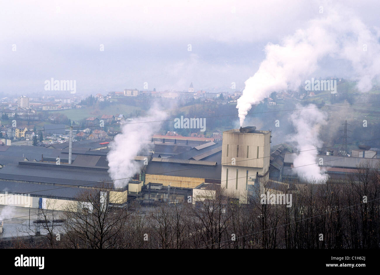 France, air pollution Stock Photo - Alamy