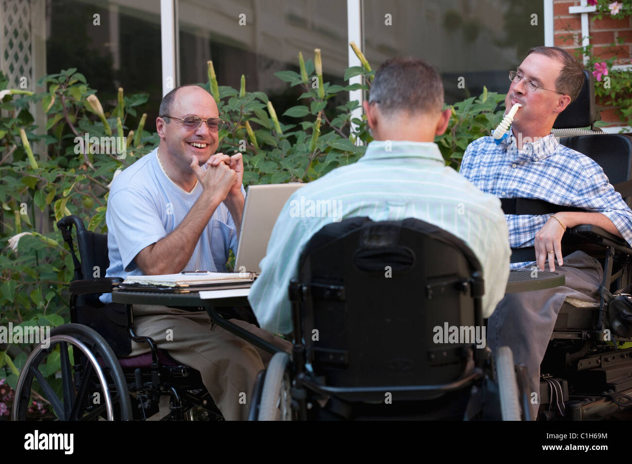Wheelchair ventilator hi-res stock photography and images - Alamy