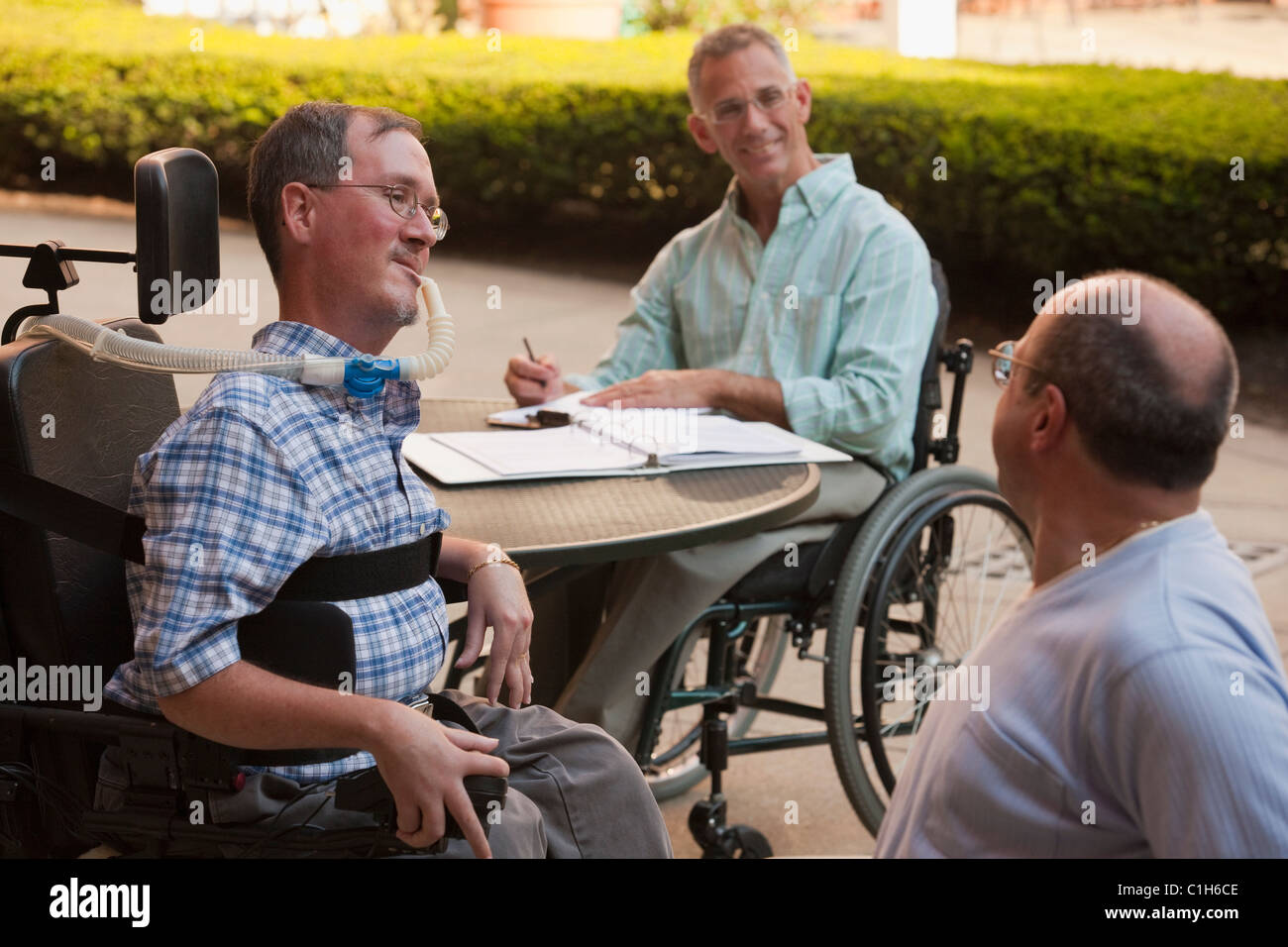 Wheelchair ventilator hi-res stock photography and images - Alamy