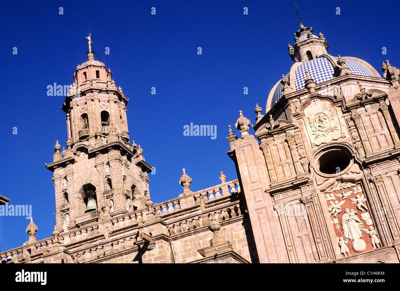 Mexico, Michoacan State, Morelia City, cathedral Stock Photo - Alamy