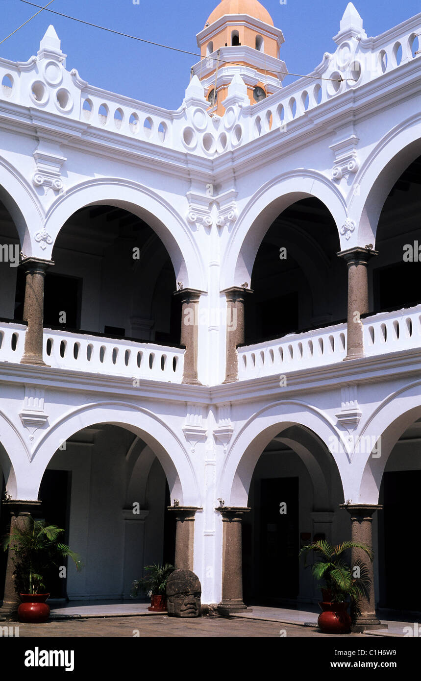 Mexico, Veracruz State, Veracruz city, the municipal palace Stock Photo ...
